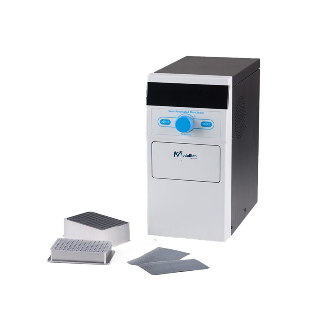 SEMI AUTOMATED PLATE SEALER – Medallion Equipments